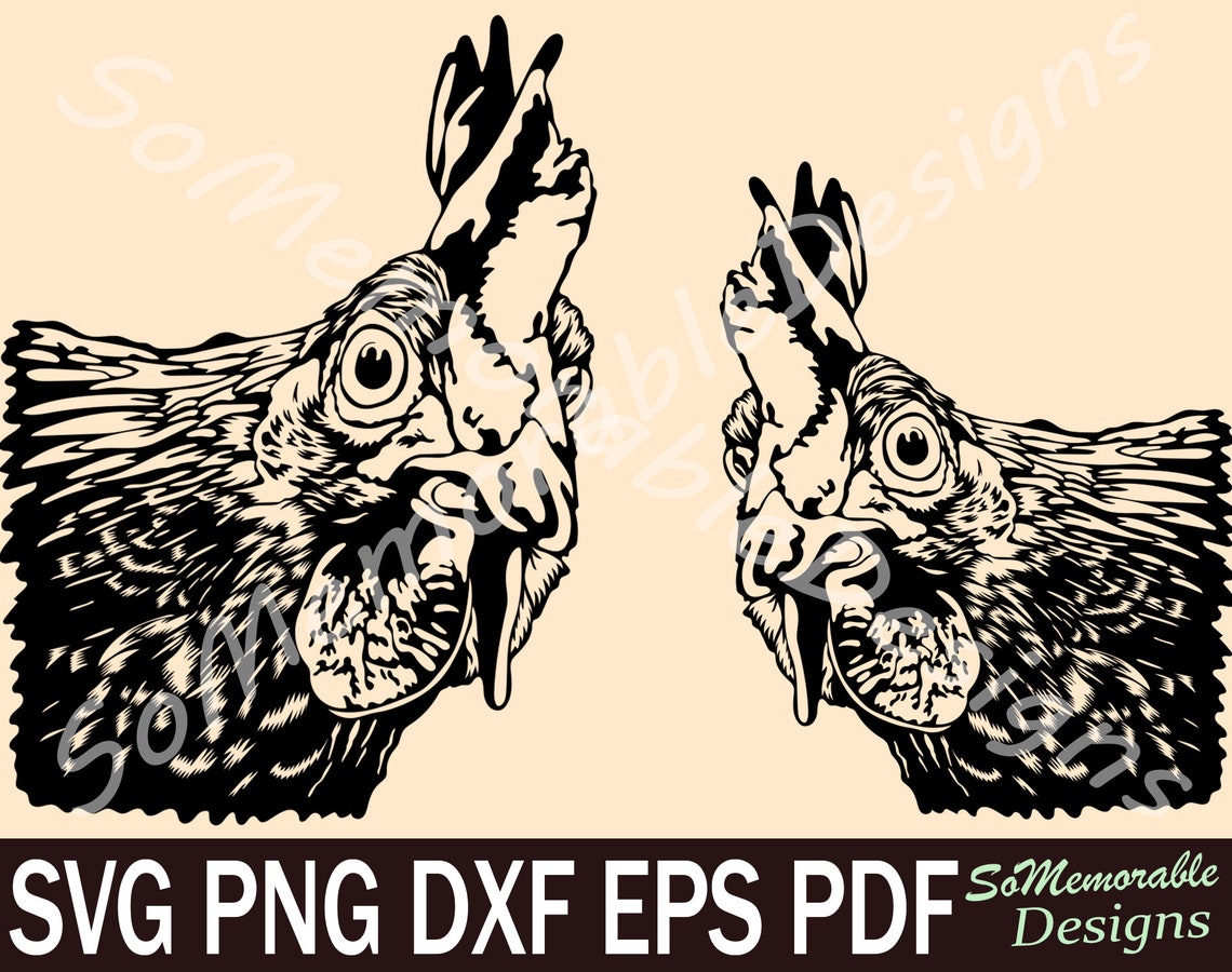Chicken Svg Files for Cricut Chicken Svg Designs Chicken | Etsy