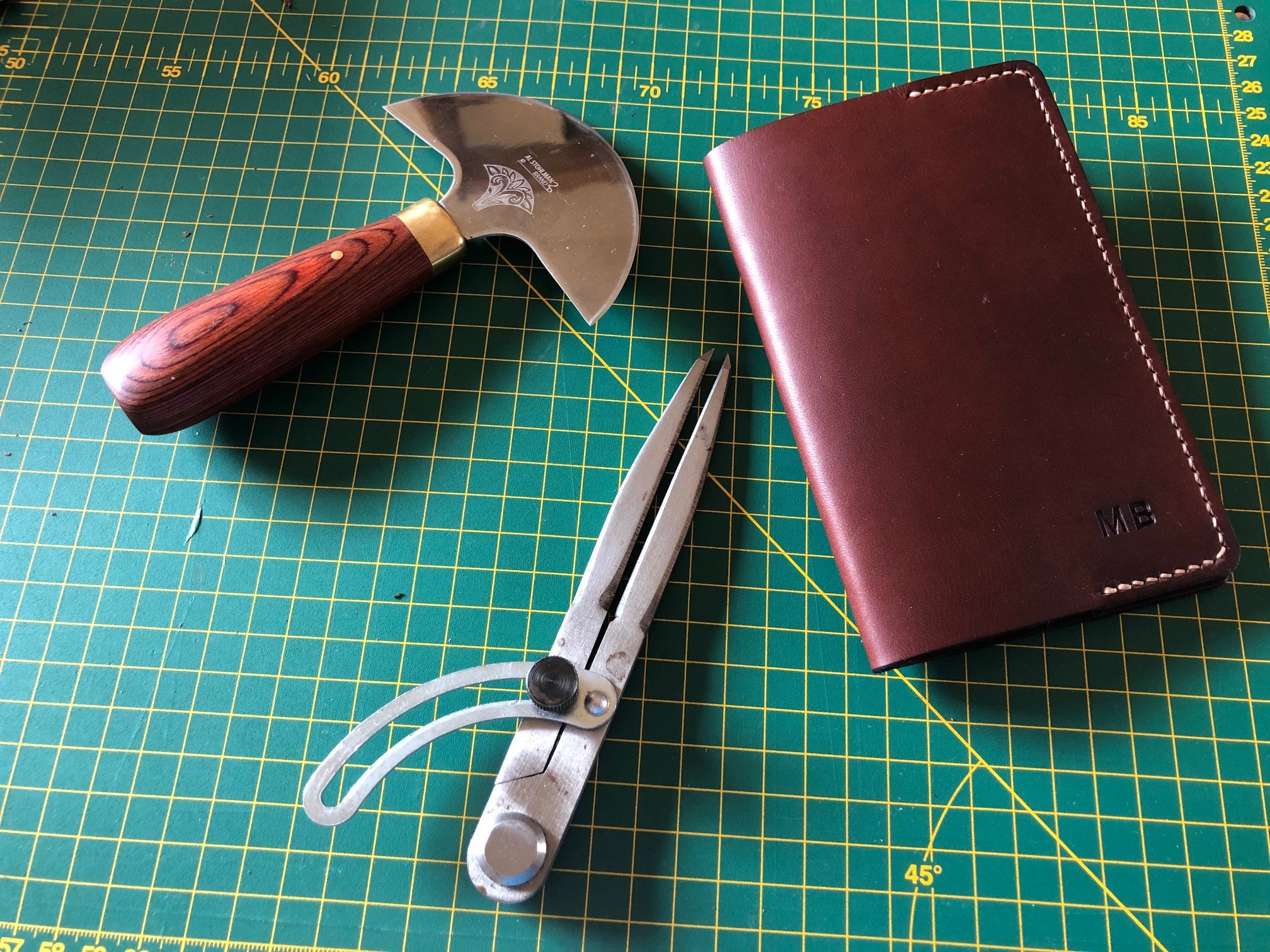 Italian Leather Golf Card Holder - Etsy UK
