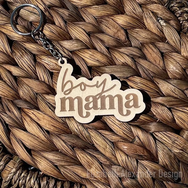 Wooden Keychain - Etsy