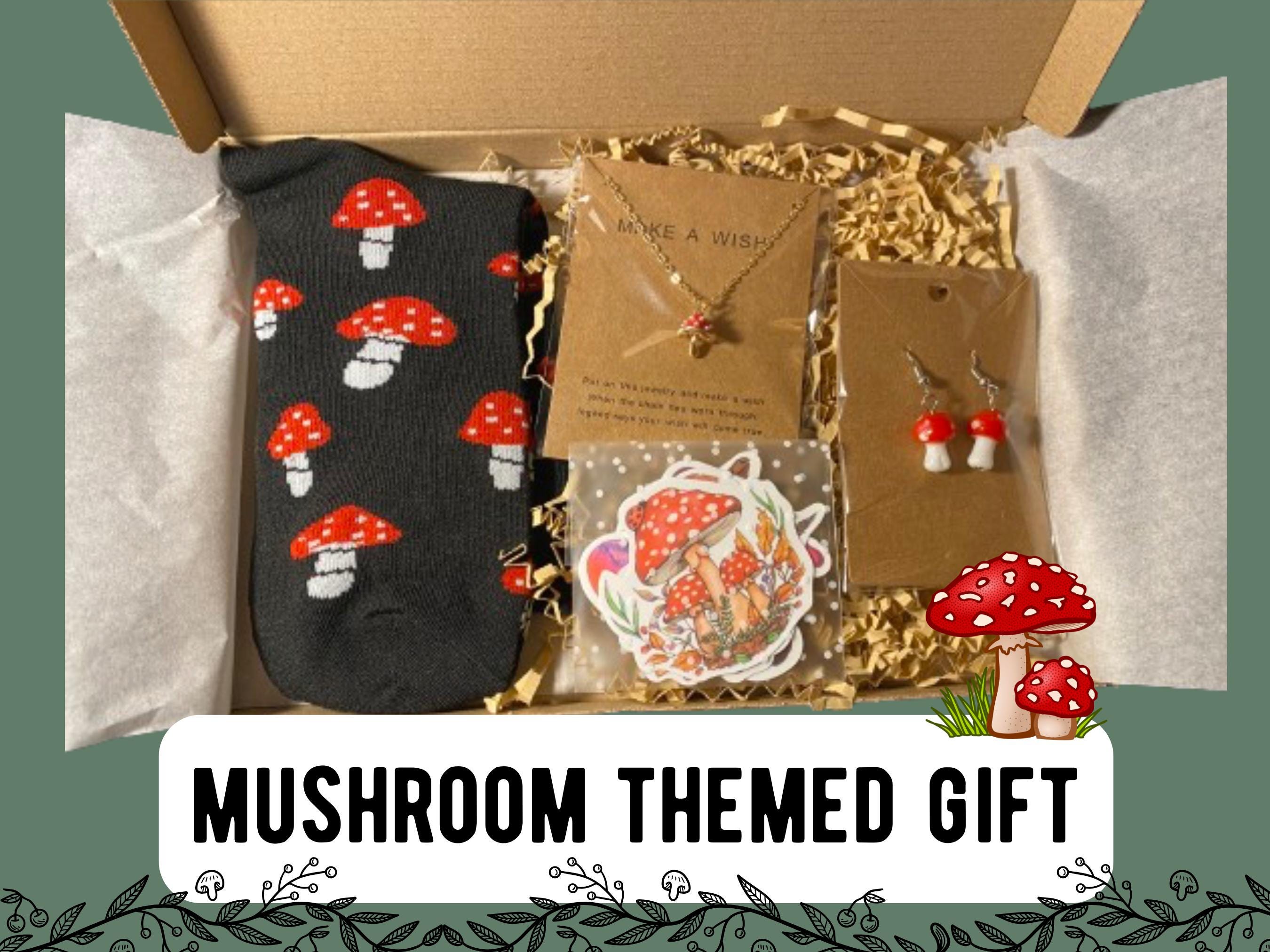 Mushroom Lover's Gift Set - Fungi Gift Accessories - Get Well Soon Gift ...