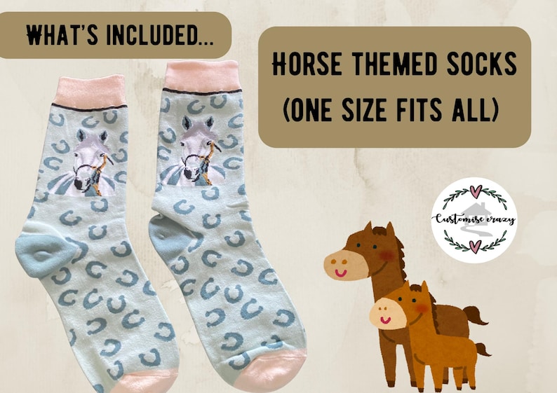 Horse Lover Gift Box Set - Horse Riding Theme Kit, Horse Birthday Gifts ...