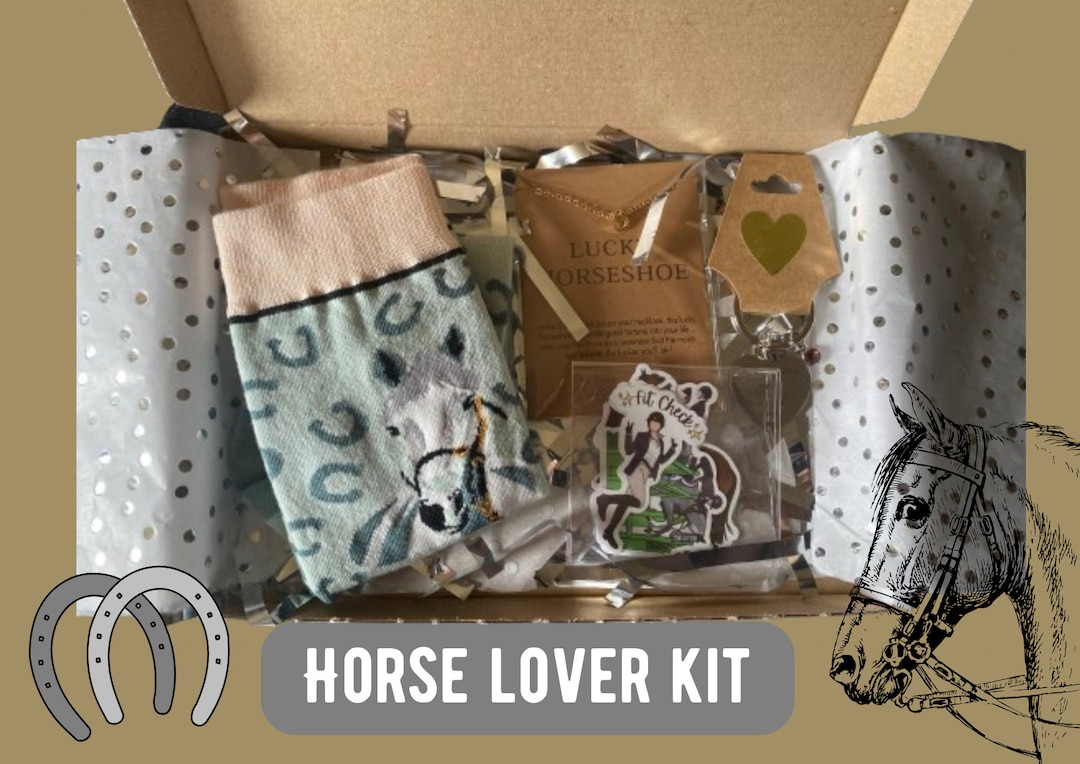 Horse Lover Gift Box Set Horse Riding Theme Kit, Horse Birthday Gifts ...