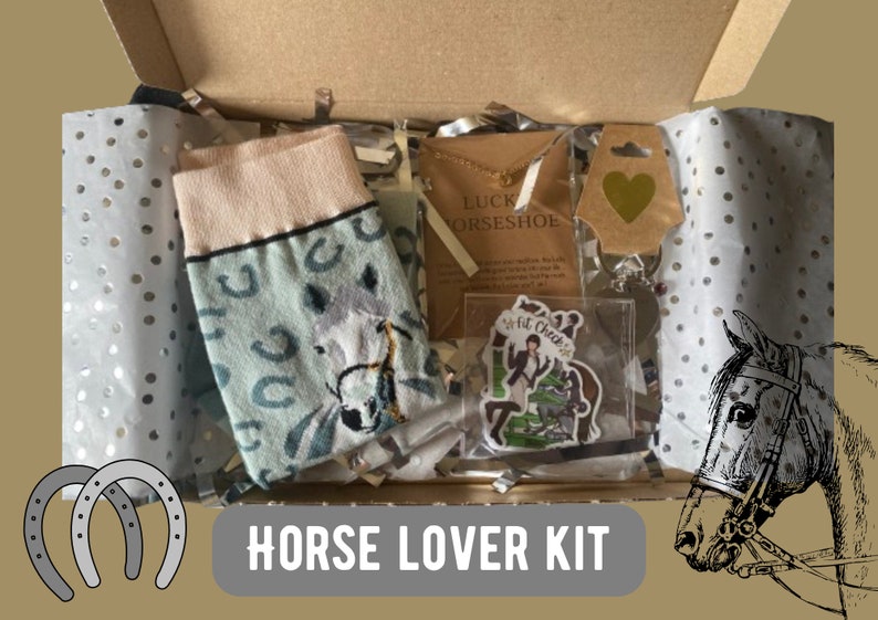 Horse Lover Gift Box Set Horse Riding Theme Kit, Horse Birthday Gifts ...