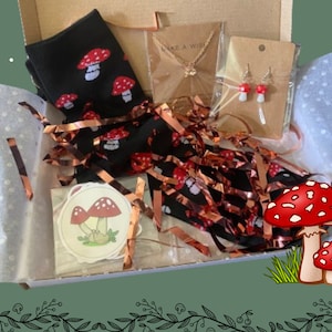 Mushroom Lover's Gift Set Fungi Gift Accessories Get Well Soon Gift ...