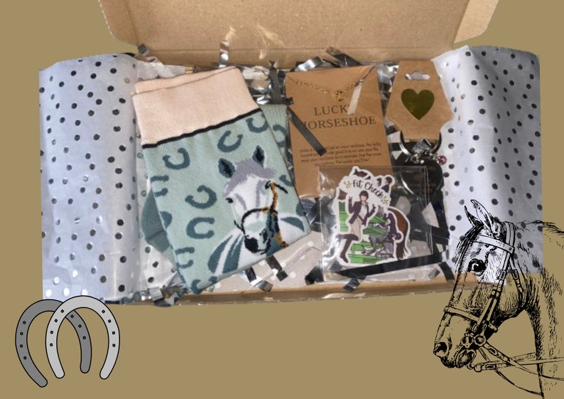 Horse Lover Gift Box Set Horse Riding Theme Kit, Horse Birthday Gifts ...