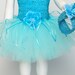 2 PC Hand-tied Tulle Tutu + Headband Set: Crocheted Stretch Waistband ...