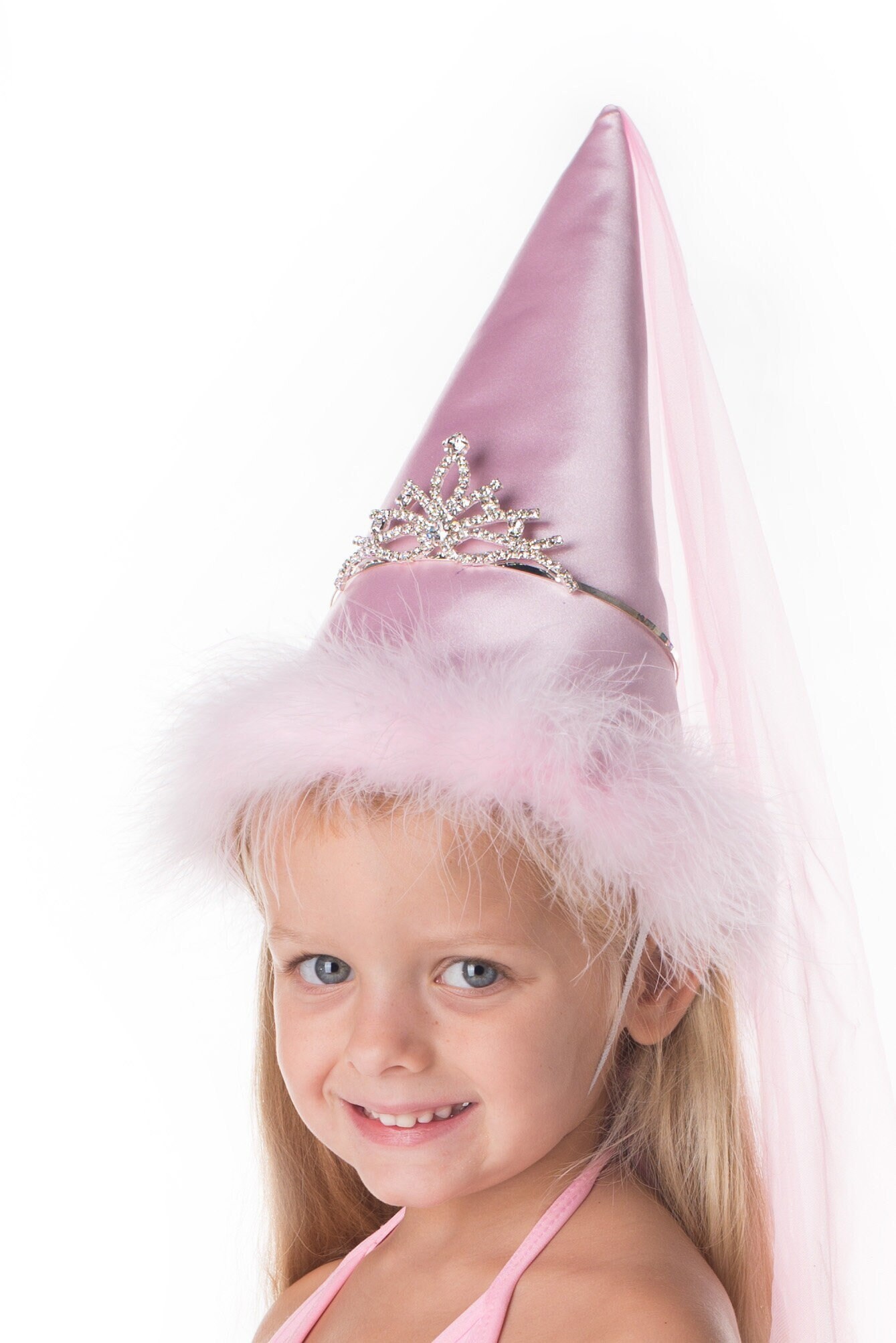 Princess Cone Hat W/ Tiara 2 Hats in One - Etsy