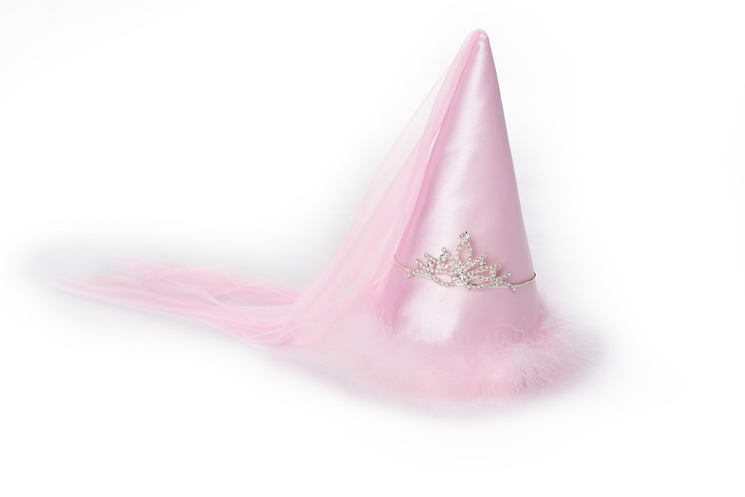 Princess Cone Hat W/ Tiara - 2 Hats in One! - Etsy
