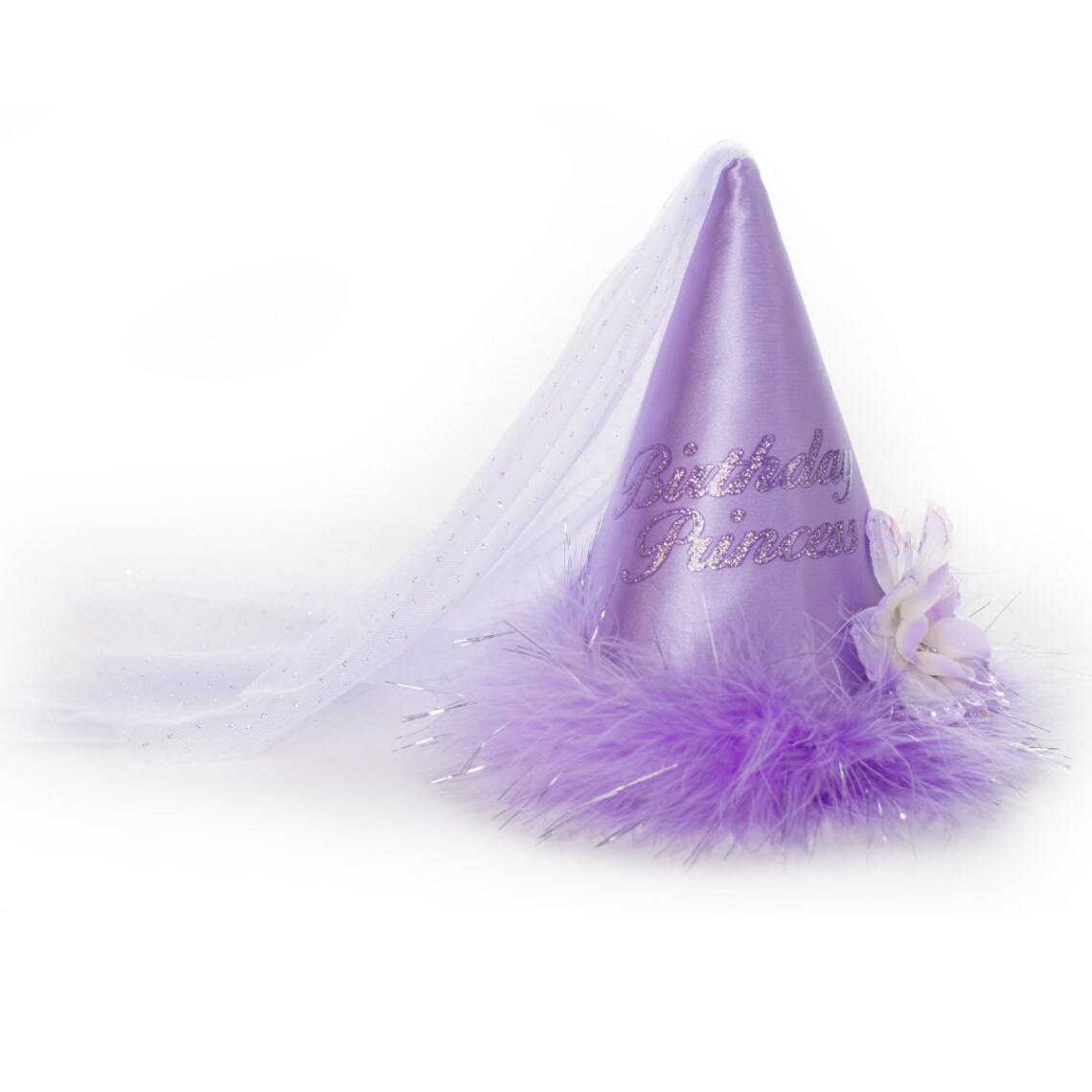 Toddler Birthday Princess Flower Hat - Toddler Sized Cone-shaped W ...