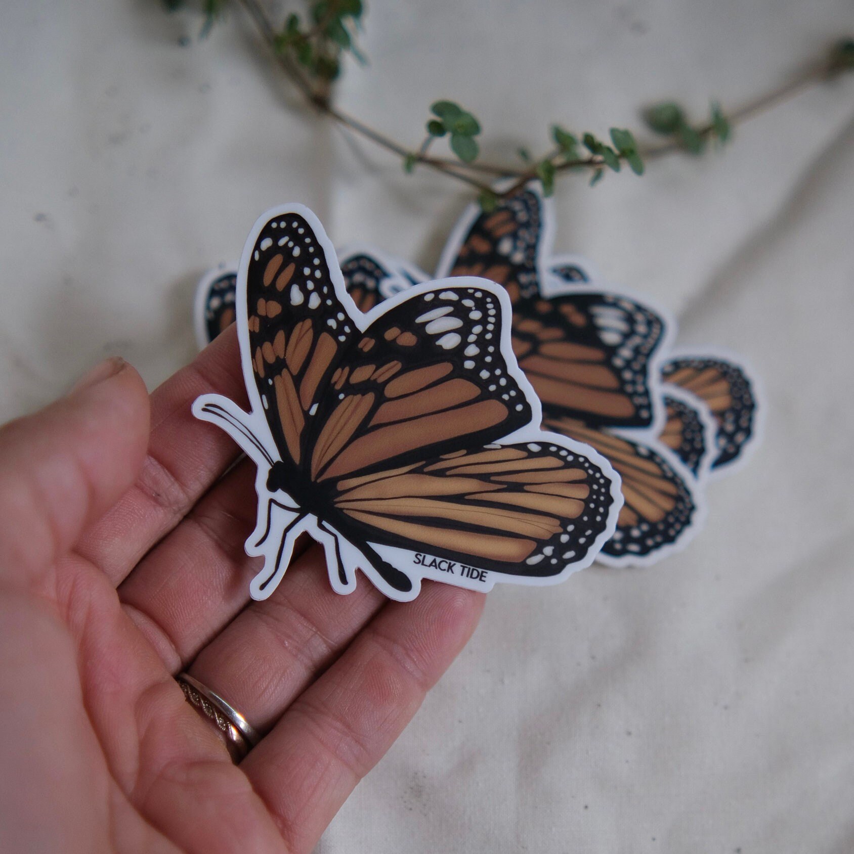 Butterfly Sticker, Monarch Butterfly, Monarch Sticker - Etsy
