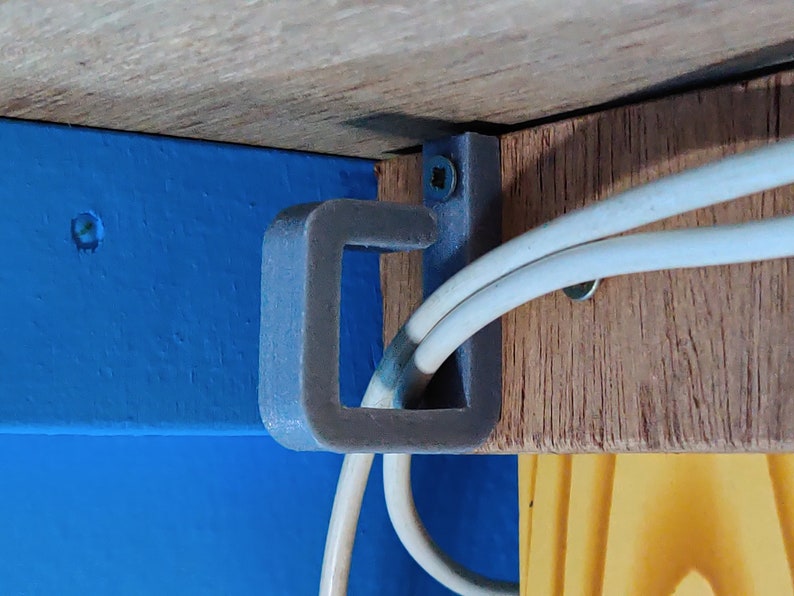 Under Desk Hook Clip Cable Holder Management - Etsy