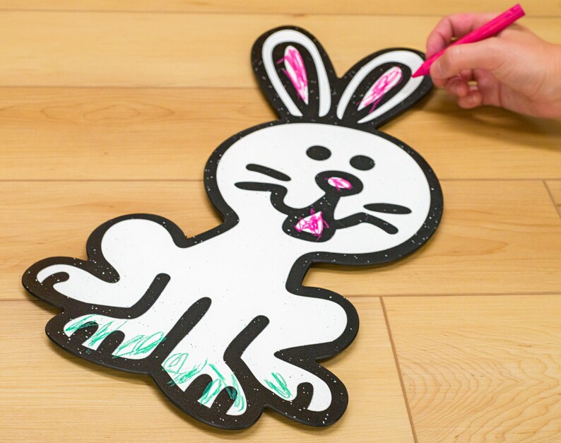 Bunny Rabbitcolor Eraseplay Décor - Etsy