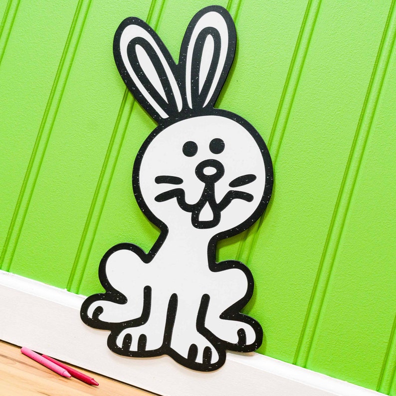 Bunny Rabbitcolor Eraseplay Décor - Etsy