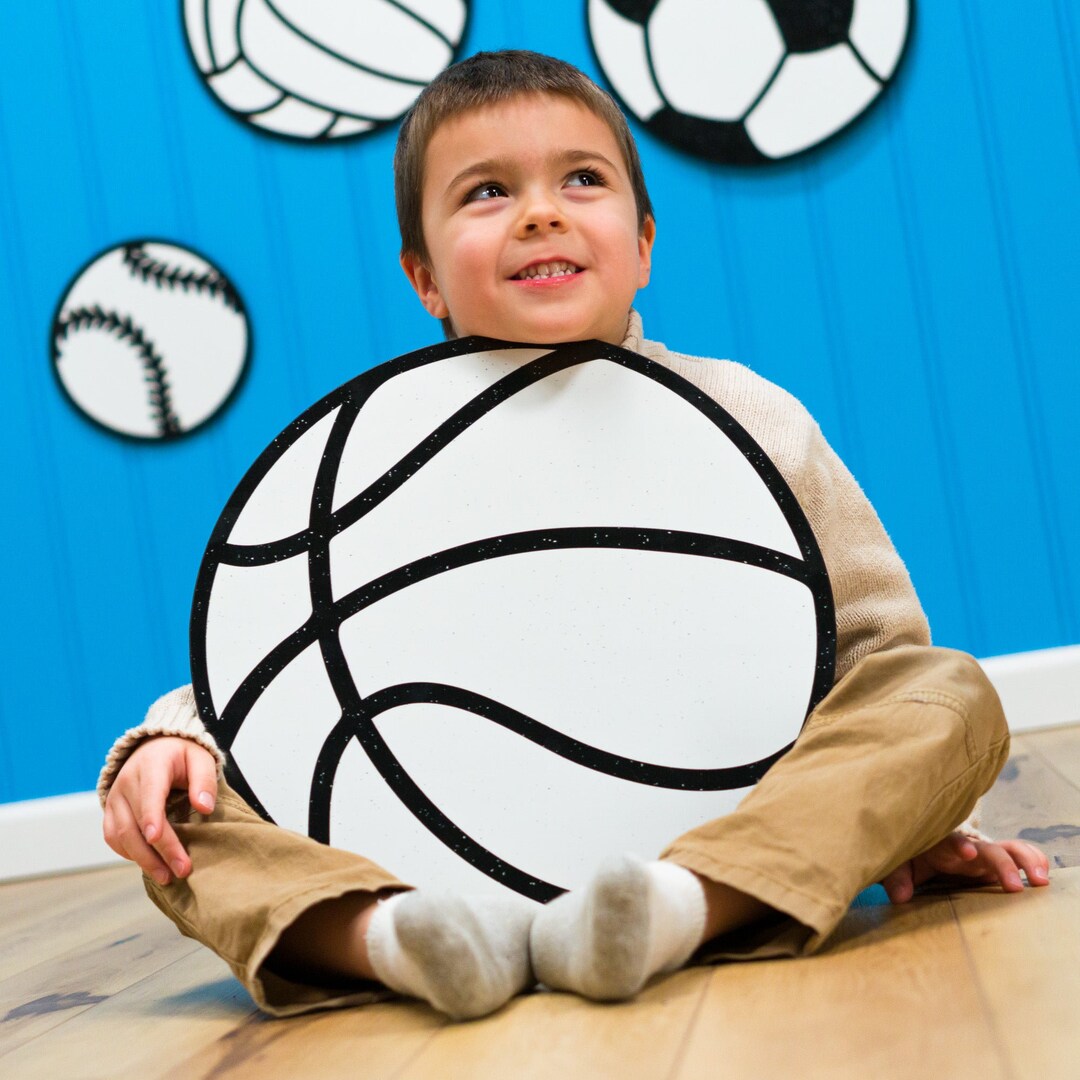 Basketball Decor & Toy Dry-erase W/crayons Hoop Net Sports Athletic ...