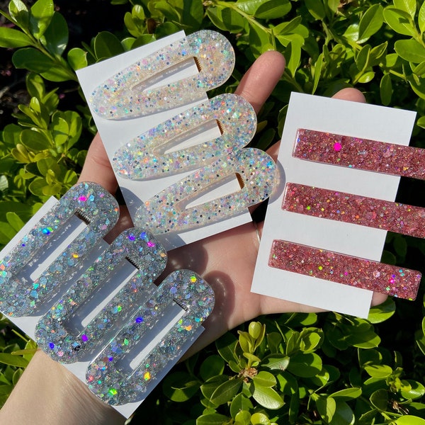 Resin Hair Clip - Etsy