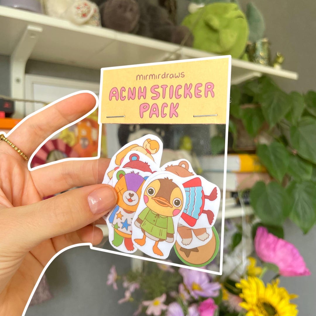 ACNH Sticker Pack Waterproof - Etsy