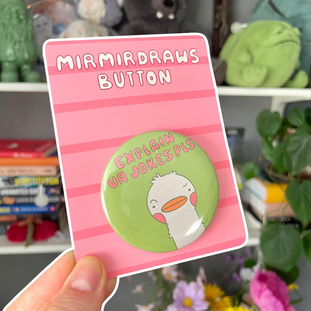 Explain Your Jokes Button - Etsy