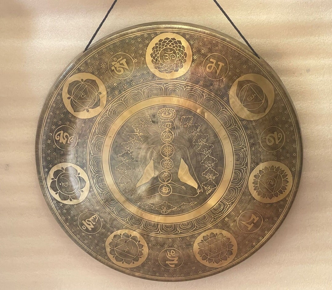 Extra Large Temple Gong - Glorious Arts Crafted Gong in Nepal - Sound ...