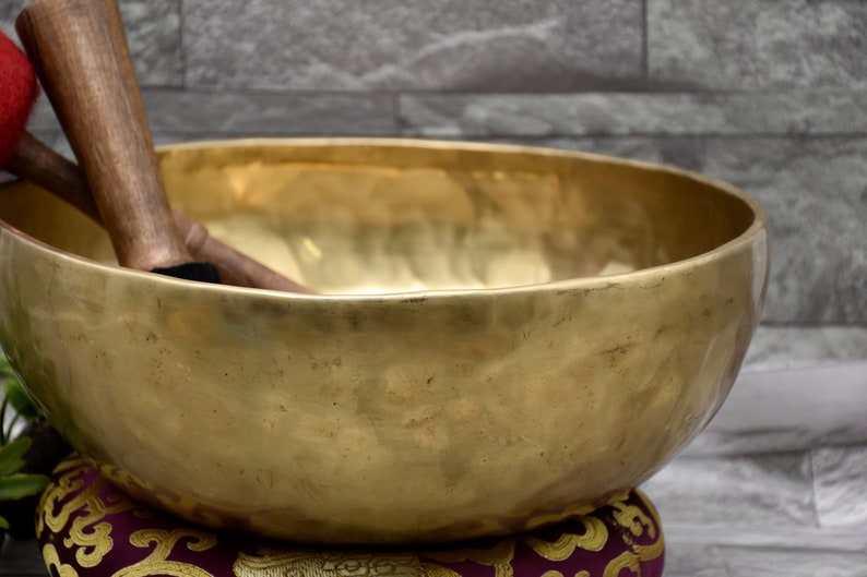 12 Inch Large Handmade Singing Bowls - Best Sound Quaity -dim Finish ...
