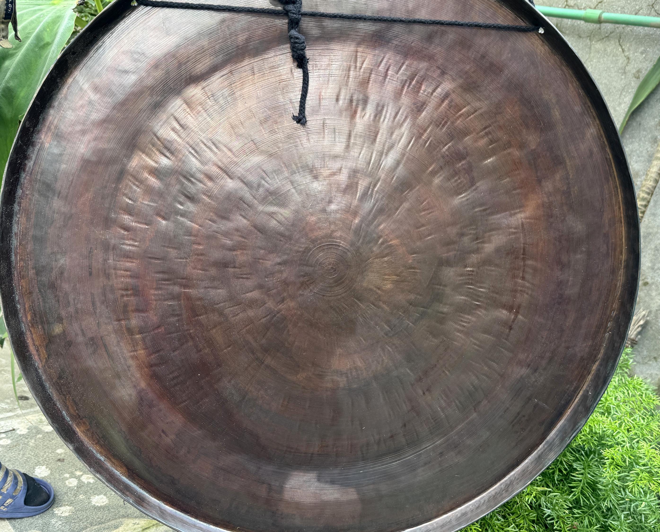 70 Cm Tree of Life Scared Geometry Flower of Life Temple Bell Gong With ...