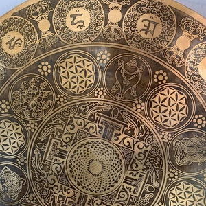 22 Inches Gong Sound Healing Meditation - 54 Cm Thick and Best ...