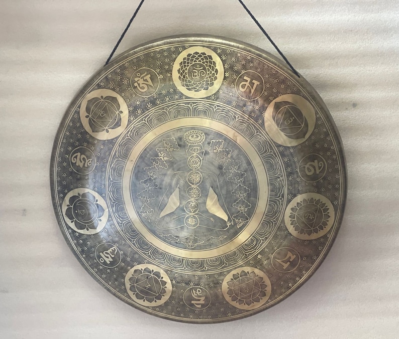 Extra Large Temple Gong - Glorious Arts Crafted Gong in Nepal - Sound ...