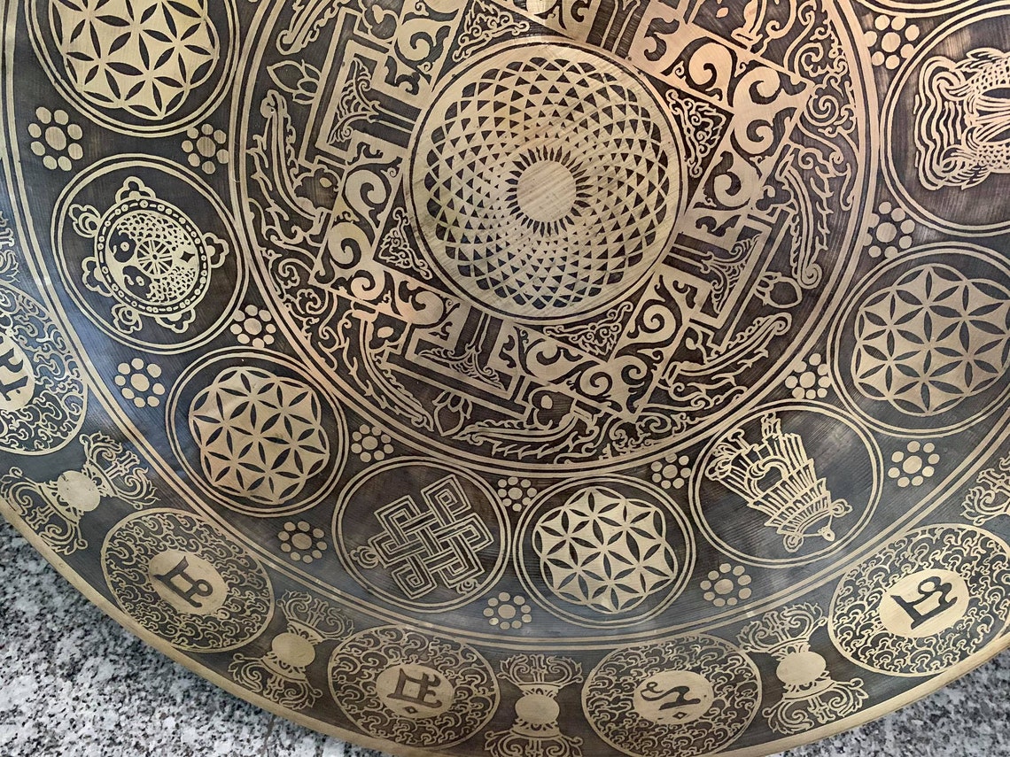 22 Inches Gong Sound Healing Meditation - 54 Cm Thick and Best ...