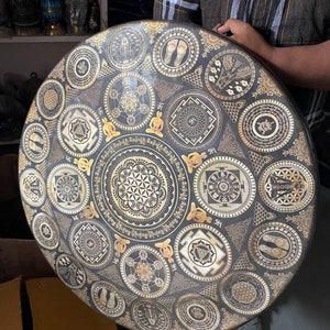 Extra Large Temple Gong Glorious Arts Crafted Gong in Nepal Sound ...