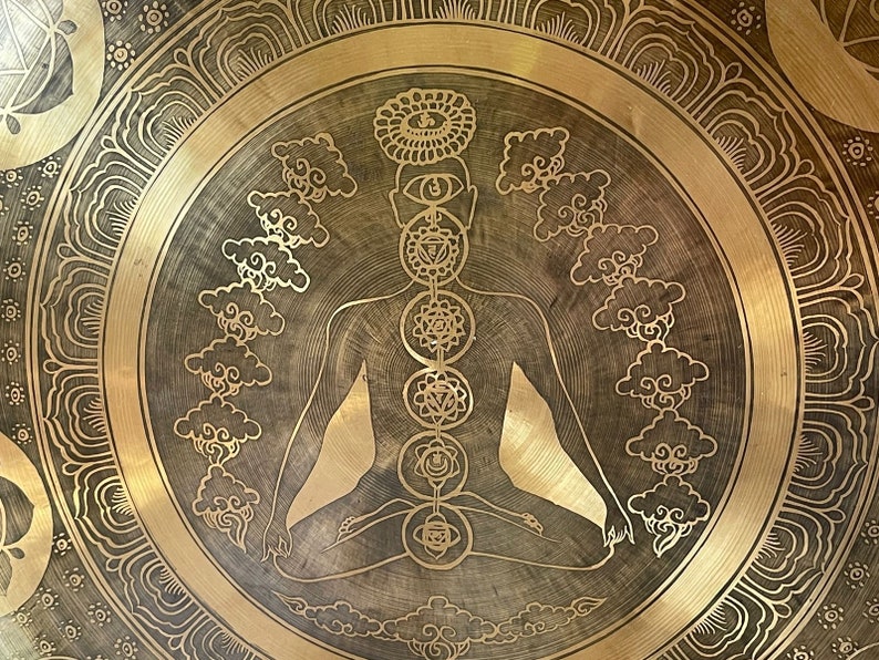 Extra Large Temple Gong - Glorious Arts Crafted Gong in Nepal - Sound ...
