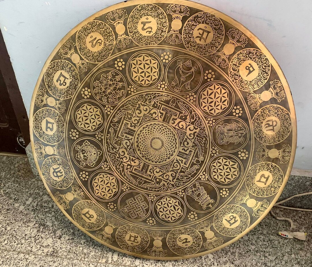 22 Inches Gong Sound Healing Meditation - 54 Cm Thick and Best ...