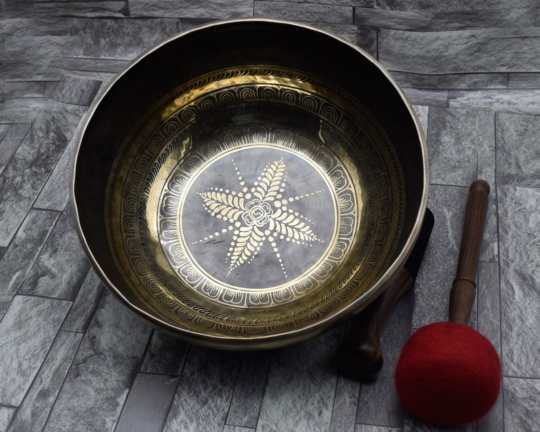 Large 12 Inches Singing Bowls for Sound Healing Meditation Stress ...