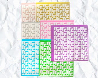 Quaver Eighth Music Note Vinyl Decal Sticker - Etsy