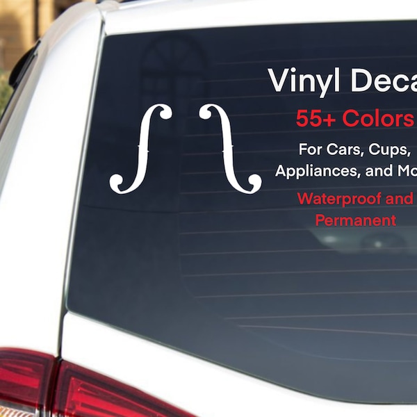 Violin Decal - Etsy