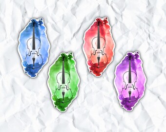 Cello Sticker Bigger is Better Instrumental Sticker - Etsy