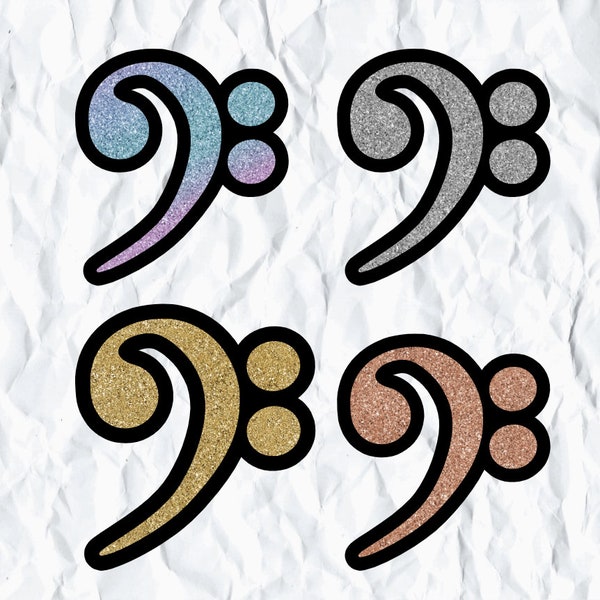 Bass Clef Pattern - Etsy