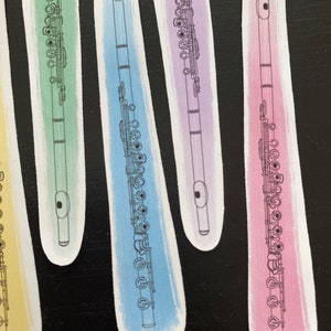 Flute Sticker, Flute Magnet, Musician Gift, Gift for Music Teacher ...
