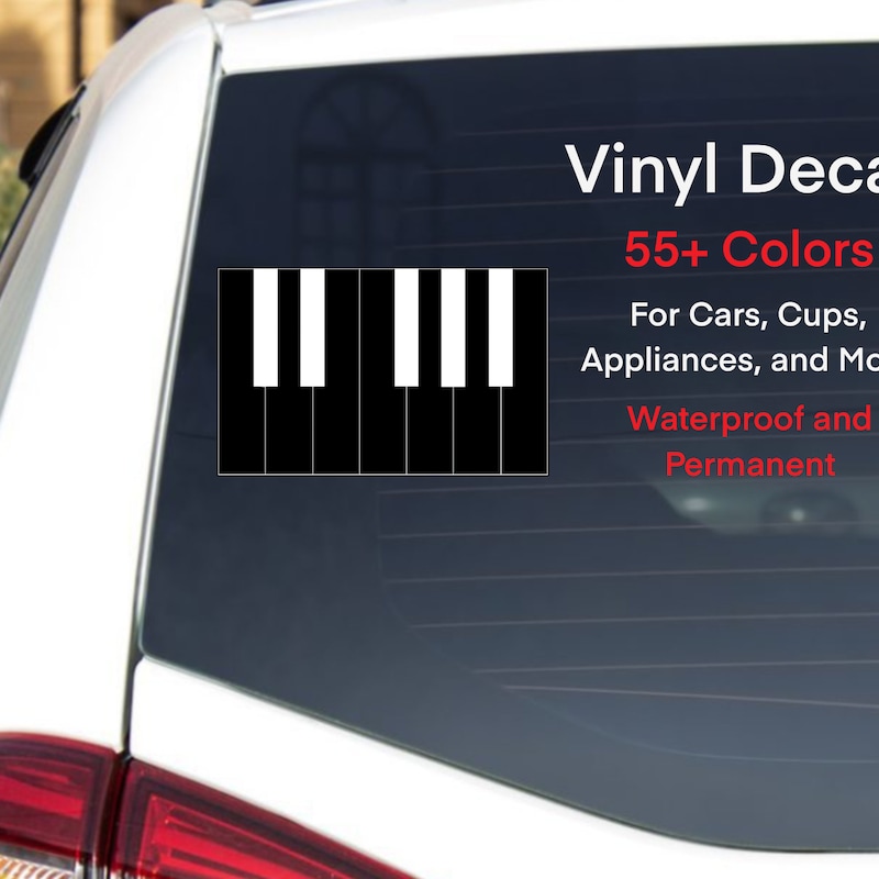 Piano Keyboard Key Stickers - Etsy
