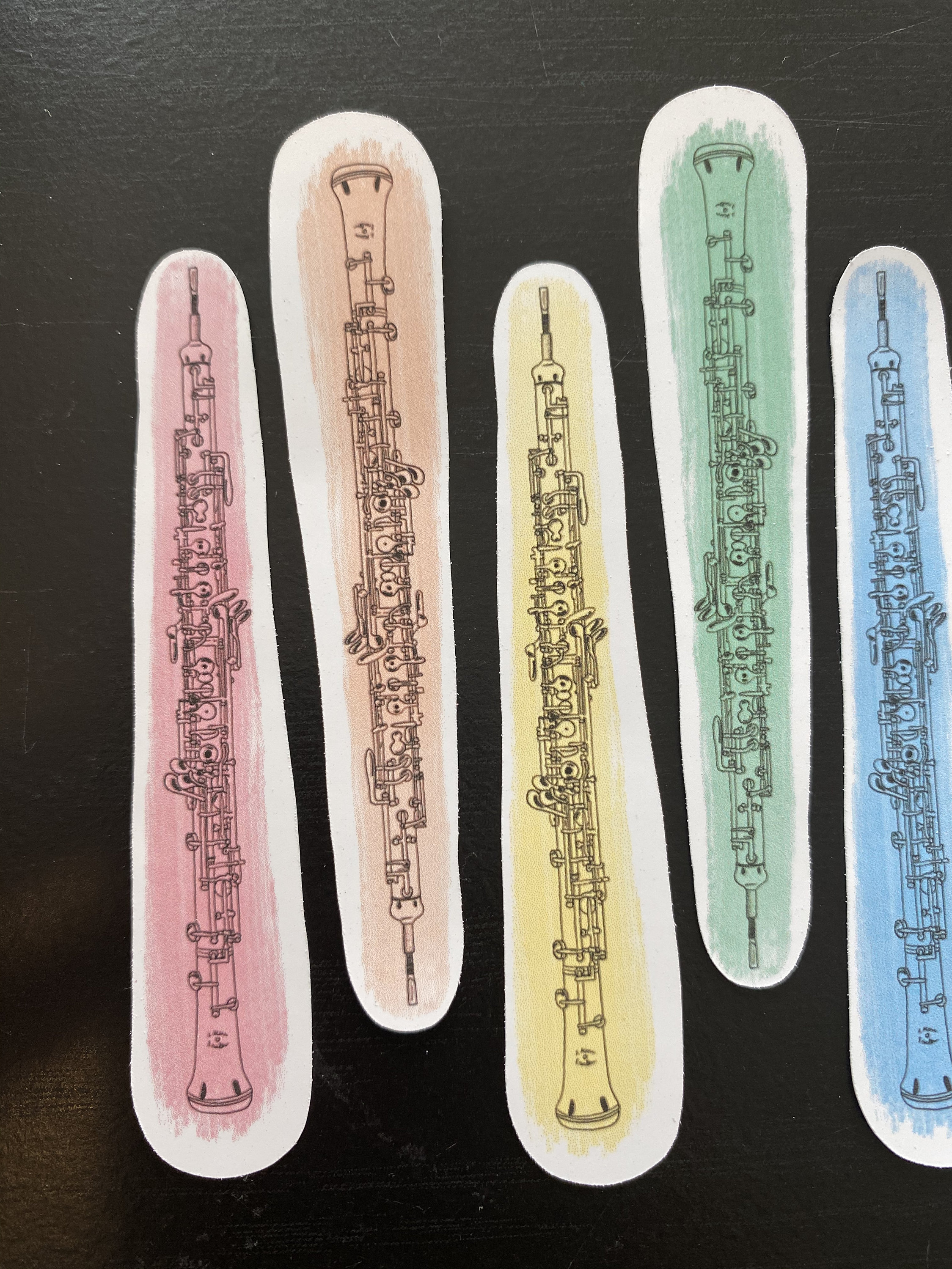 Oboe Sticker Oboist Orchestra Band Reed Thread Gift for - Etsy