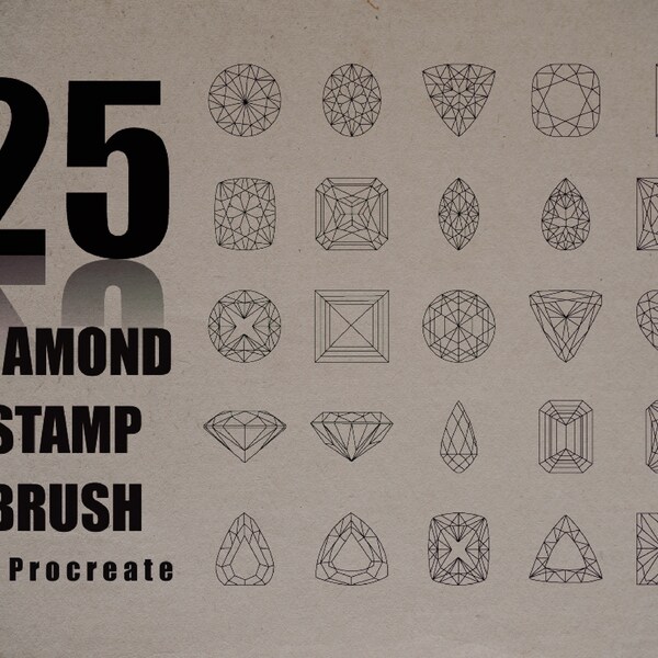 Diamond Stamp - Etsy
