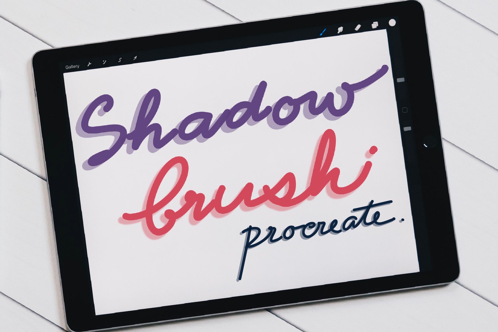 Line With Shadow Brushes for Procreate, Procreate Brush , Ipad ...