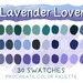 Lavender Lover Procreate Color Palettes Instant Download Procreate ...