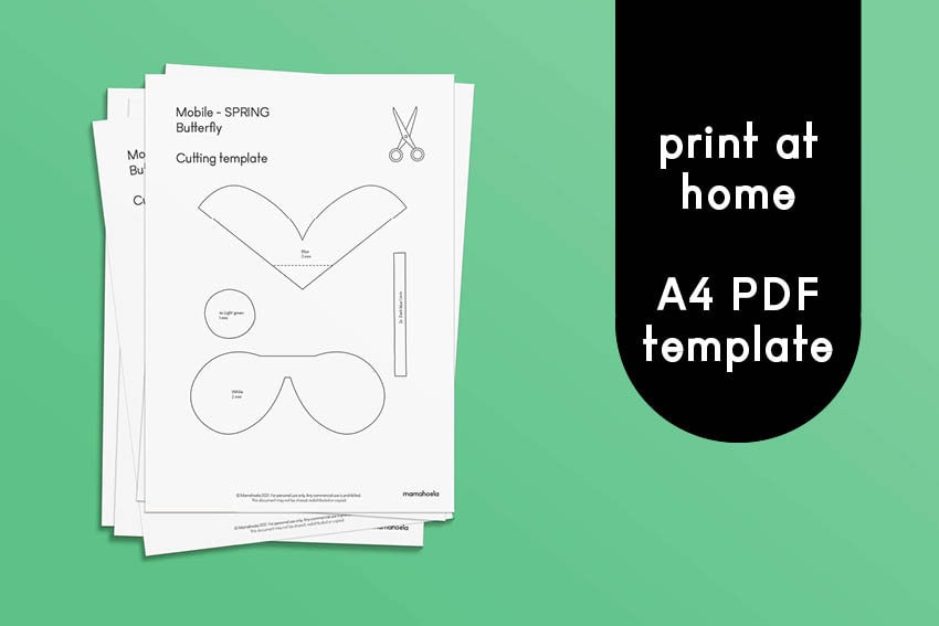 PDF Pattern: Easy Modern No-sew Felt Baby Mobile (with Tutorial Video ...