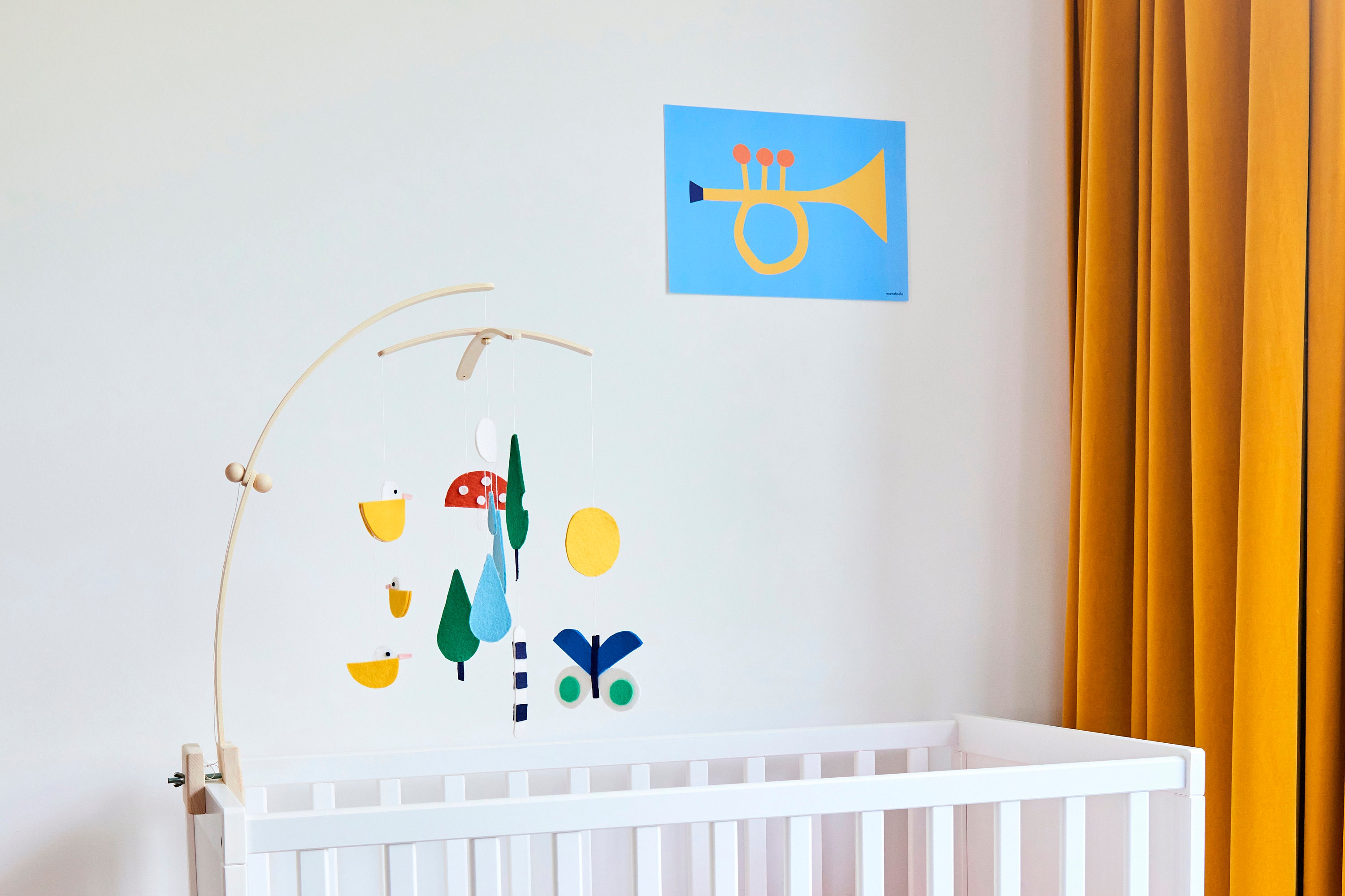 PDF Pattern: Easy Modern No-sew Felt Baby Mobile with Tutorial Video - Etsy