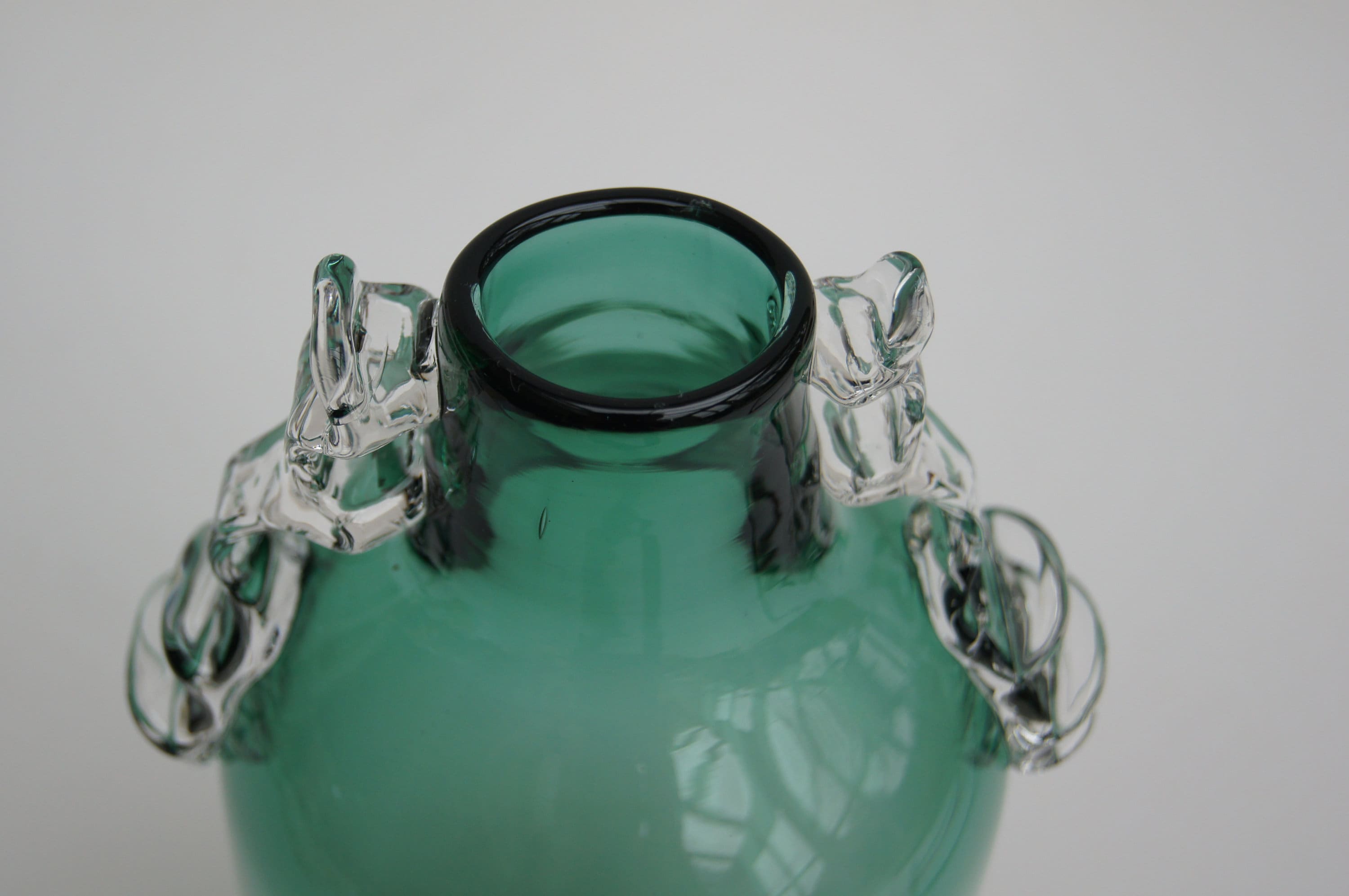 Patrick Stern Green Studio Art Glass Vase - Etsy