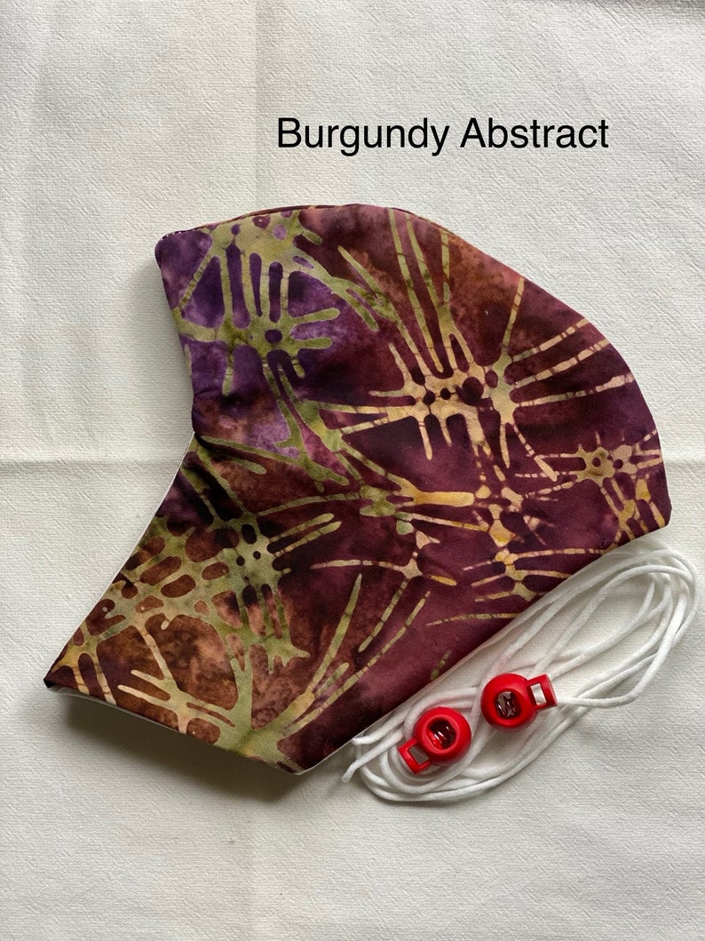 Batik Face Mask Handmade 3 Layers 3 Ply by Jesse Pattern 4 Sizes With ...