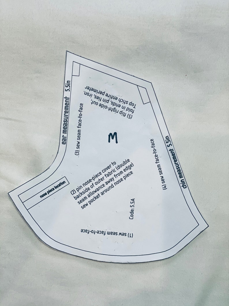 Batik Face Mask Handmade 3 Layers 3 Ply by Jesse Pattern 4 Sizes With ...