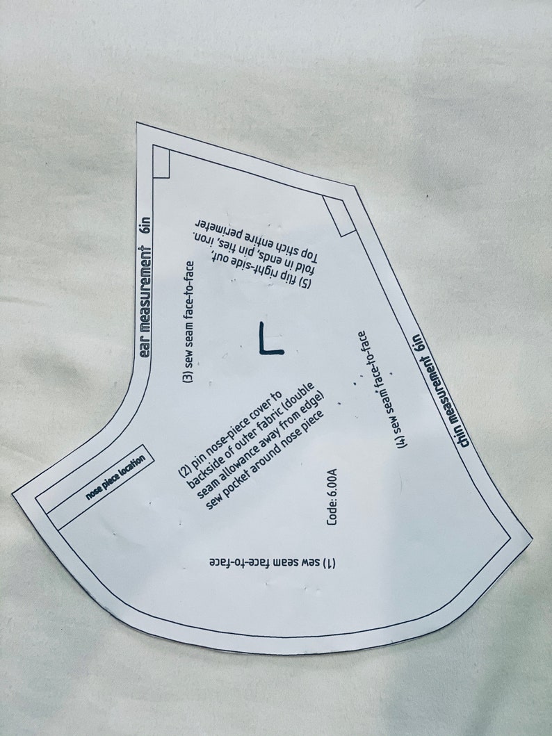 Batik Face Mask Handmade 3 Layers 3 Ply by Jesse Pattern 4 Sizes With ...