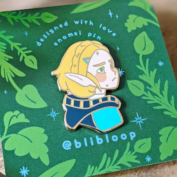 Princess Zelda Enamel Pin Tears Of The Kingdom Inspired Etsy