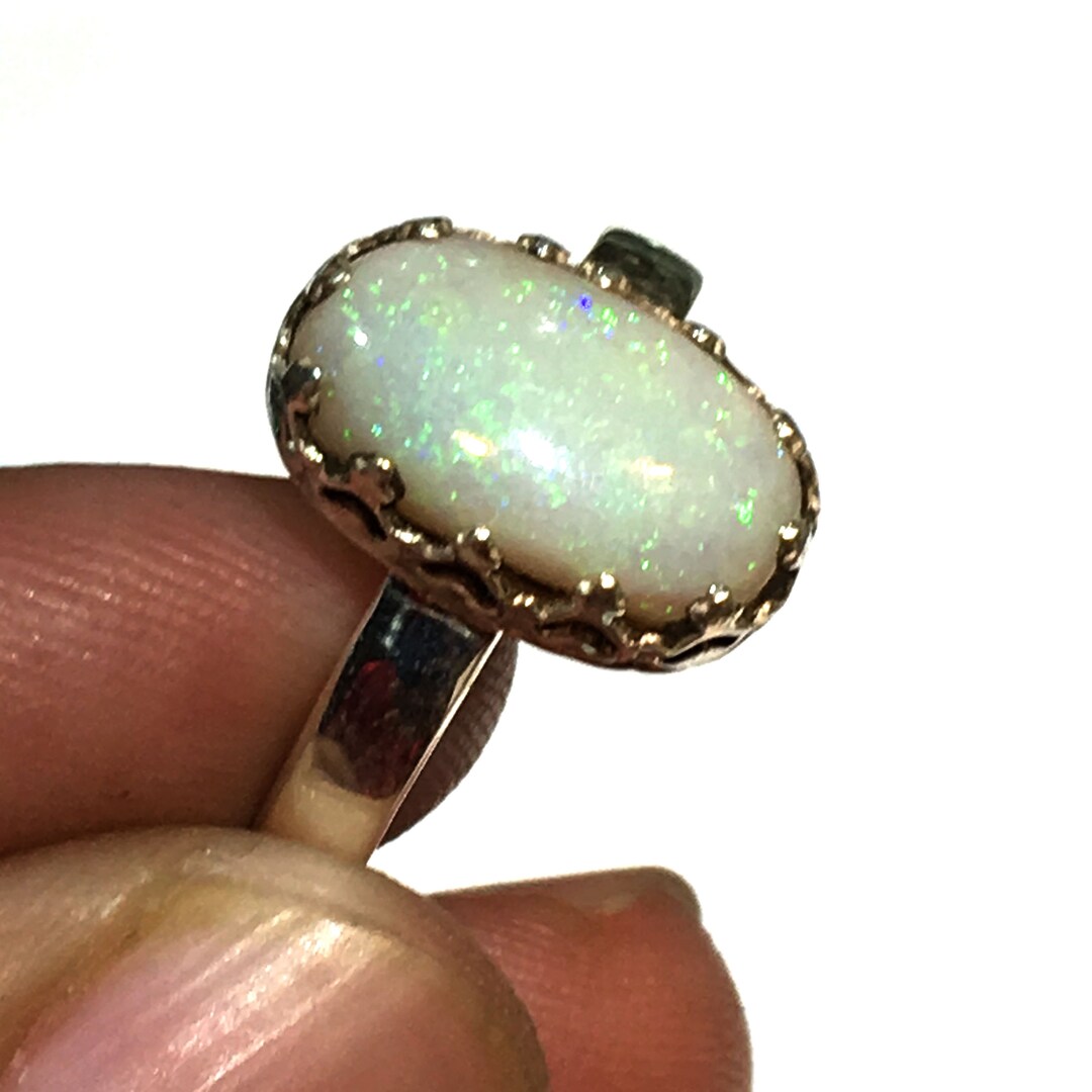 Fantastique naturel australien opale vert feu pierre précieuse - Etsy ...