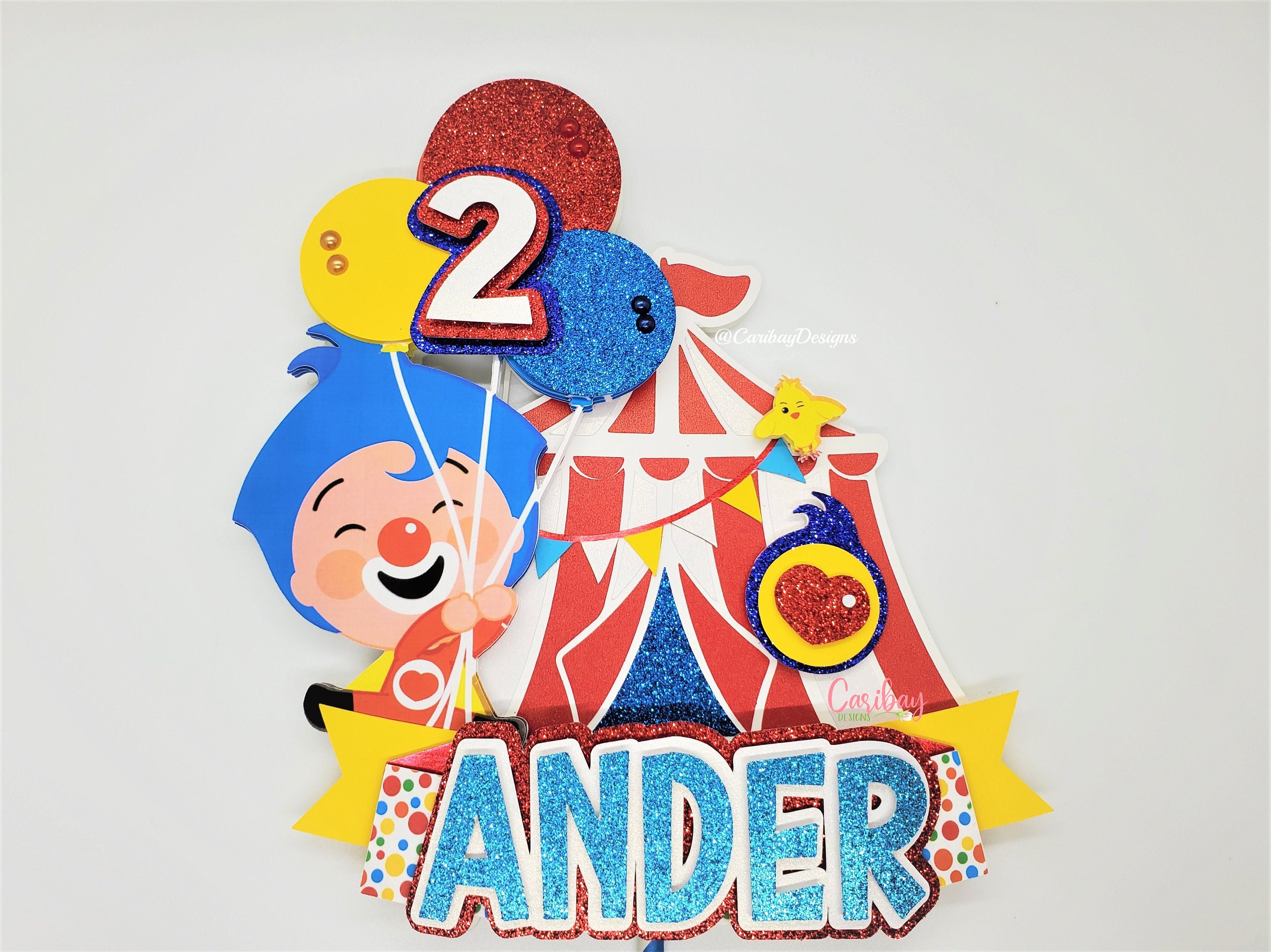 Plin Plin Inspired Cake Topper, Plin Plin Party, Plin Plin Fiesta. - Etsy